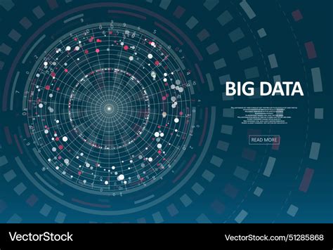 Abstract Big Data Visualization Royalty Free Vector Image