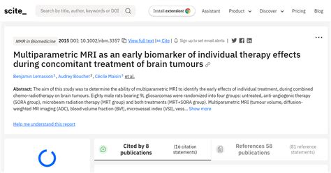 Multiparametric Mri As An Early Biomarker Of Individual Therapy Effects
