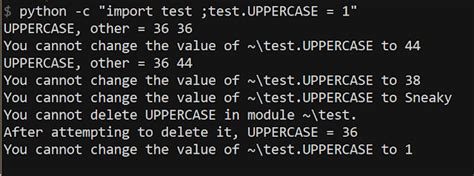 Only Python True Constants In Python Part 1