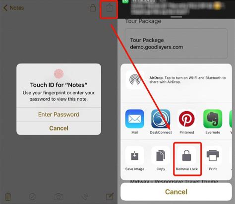 How To Lock Apple Notes With Touch ID And A Password