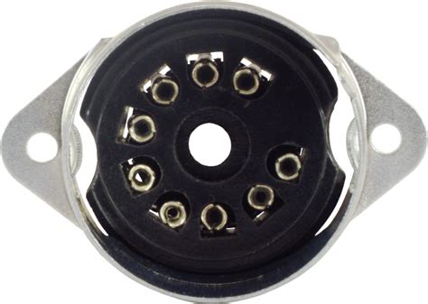 Socket 9 Pin Miniature With Shielded Base Antique Electronic Supply