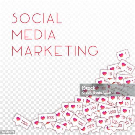 소셜 미디어 아이콘입니다 소셜 미디어 마케팅 개념입니다 카운터 같은 그라데이션 떨어지고 하단 오른쪽 옥수수 Brand Name Online Messaging Platform