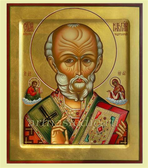 Икона Николай Чудотворец Арт 1009 готовая и под заказ купить в мастерской Наследие