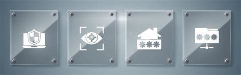 Set Folder With Password House Eye Scan And Laptop Protected Shield