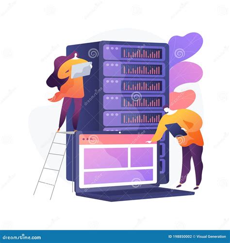 Data Center Abstract Concept Vector Illustration Stock Vector Illustration Of Hardware