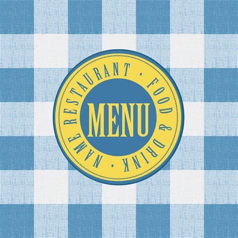카페 또는 레스토랑 메뉴 프리미엄 벡터