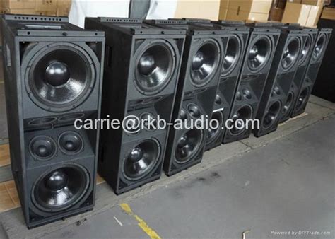 Vertec Series 3 Way Dual12 Inch Line Array Speakers Vt4888 Rkb