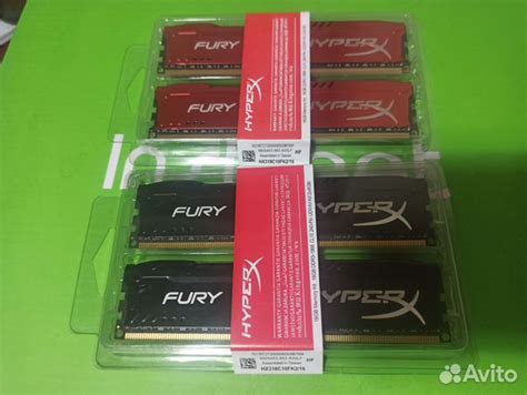 Оперативная память Fury Hyperx Ddr3 1866mhz 2по8 купить в Челябинске Электроника Авито