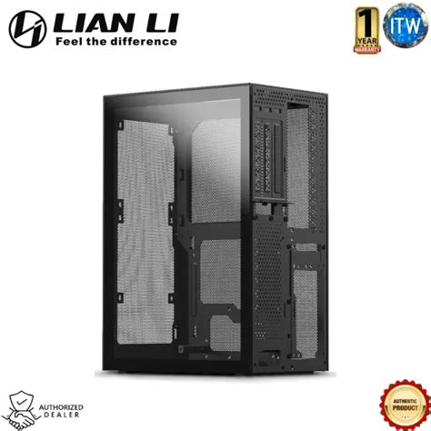 Lian Li Ssupd Meshlicious Mini Itx Tg Pc Case Bk Pcie 3 0 Riser Ssu