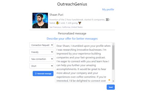 Linkedin Ai Outreach Chrome Extension Ai Driven Linkedin Outreach Tool Tyyai Tools