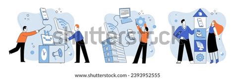System Administrator Vector Illustration System Administrator Stock
