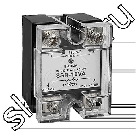 Твердотельное реле Ssr 10va 10А 470kom 24 380В АС купить с доставкой