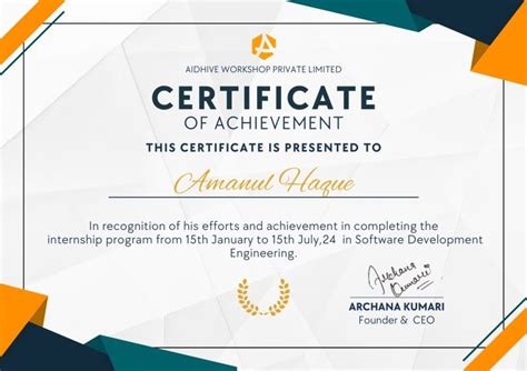 Amanul Haque On Linkedin Internship Grateful Learning Growth