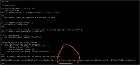 Impala Scratch Directories Error