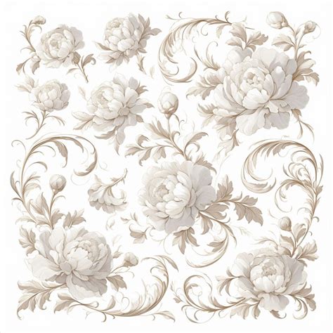 Premium Vector Detailed Patterns Inspired By Classical Art