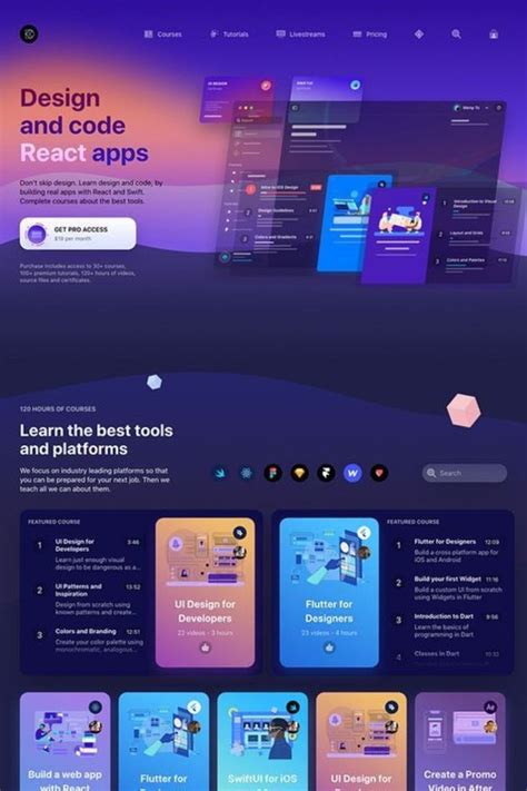 Design Code Landing Page Design Inspiration