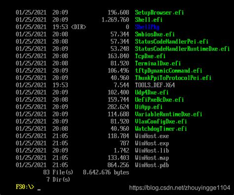 Uefi学习1 Win10 Edk2开发环境设置与uefi模拟器启动edk模拟器界面 Csdn博客