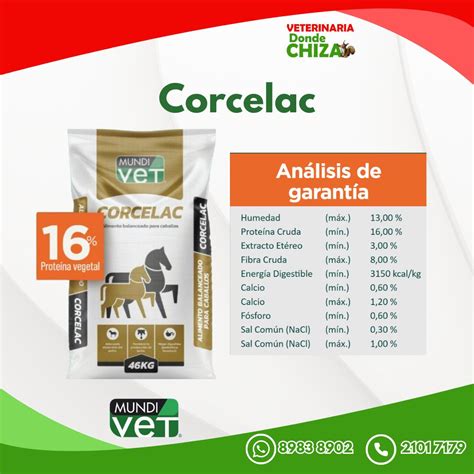 Corcelac ¡ideal Para Yeguas Veterinaria Donde Chiza