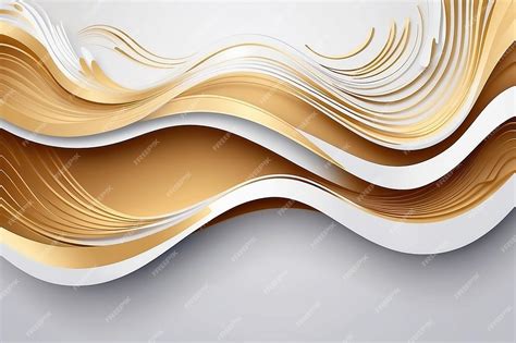 Premium Photo Modern Wave Curve Abstract Presentation Background Luxury Paper Cut Background