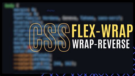Css Flex Wrap Property Wrap Reverse Css Youtube