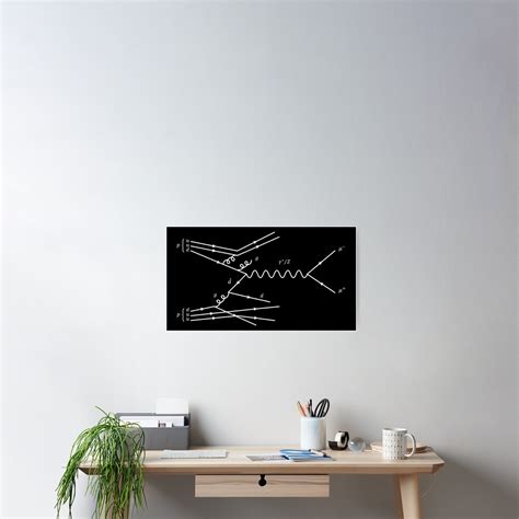 Feynman Diagram Proton Scattering Poster For Sale By Sciencecorner