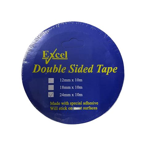 excel double sided tape 24mm x 10m x 1” tarasuki