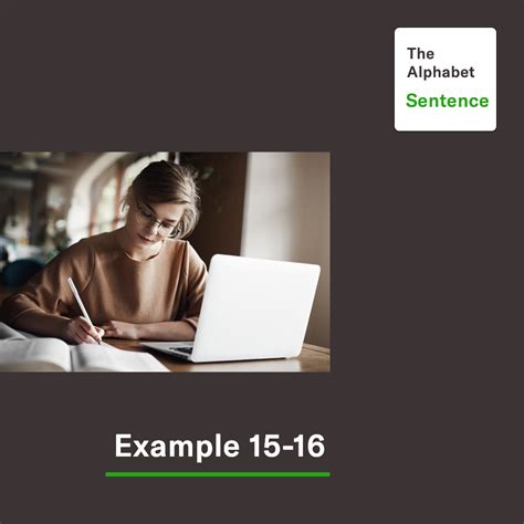 Examples 15 16 To Process Complex Sentences Language 字母排列