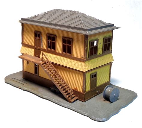 HO Scale Train Built Up Building Kit Train Signal Tower Pre Owned AS IS Etsy