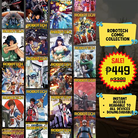 Robotech Comics Collection Complete Digital Set Classic Mecha Anim