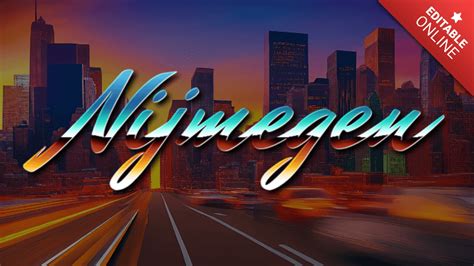 Nijmegen | Vintage Retro | Text Effect Generator