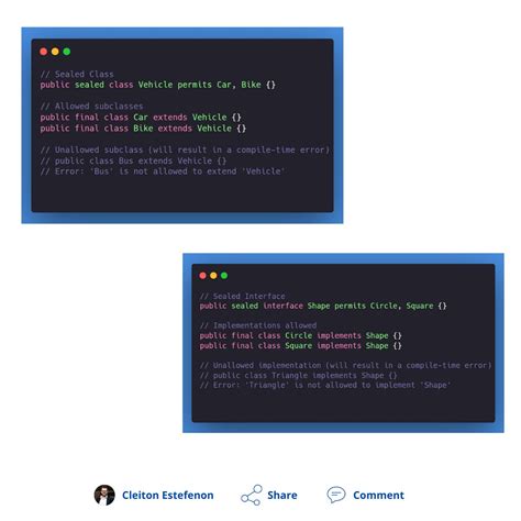 java sealedclasses backenddevelopment java17 cleancode cleiton
