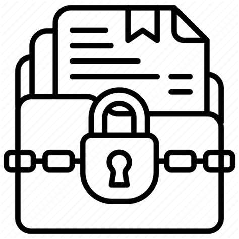 Confidential Data Sensitive Private Information Icon Download On