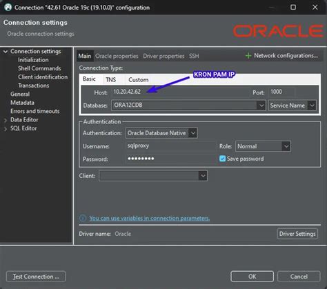connecting with the kron pam sql proxy kron pam reference guide