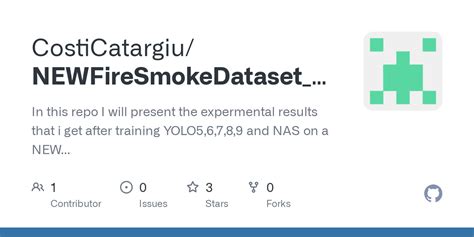 Github Costicatargiu Newfiresmokedataset Yolomodels In This Repo I