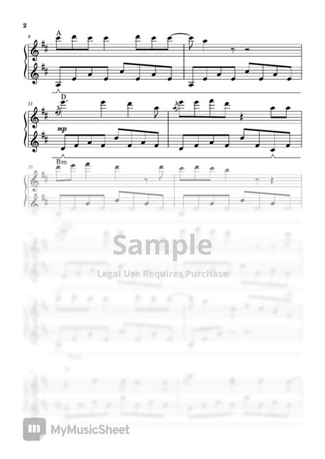 Wham Last Christmas Piano Sheet نوتة By John Rod Dondoyano