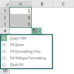 Autofill In Excel How To Use Autofill Option Dates Shortcut