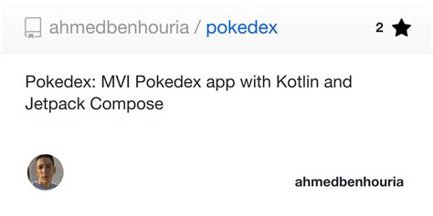 pokedex · github topics · github
