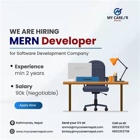 Vacancyalert Mernstack Softwaredeveloper Nodejs Mern Pern Nodejs