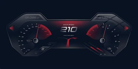Premium Vector Modern Interface Car Cockpit Interface Design