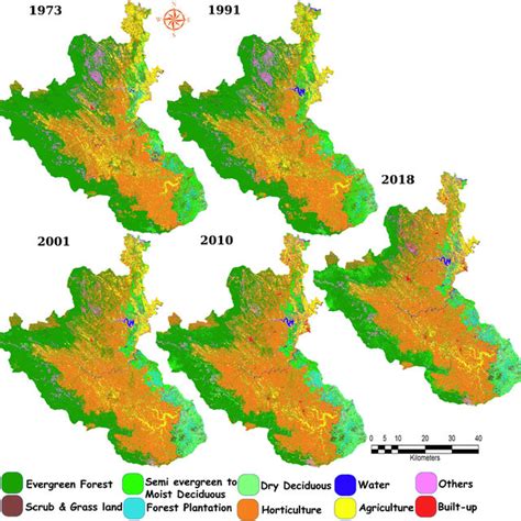 Spatio Temporal Land Use Of Kodagu Download Scientific Diagram