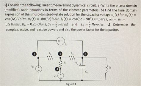 1 Consider The Following Linear Time Invariant