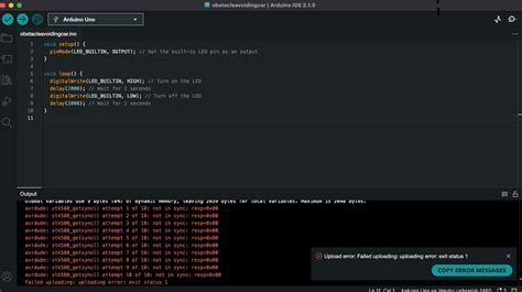 Arduino L Light Blinks Times When Connected Then Turns Off IDE X Arduino Forum