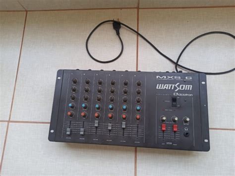 Mesa De Som Wattsom 6 Canais 38 Anúncios Na Olx Brasil
