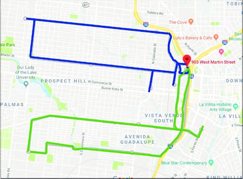 Map Of Combined Routes In Illustrative Example Download Scientific Diagram