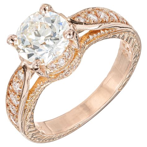 Gia Certified 175 Carat Round Brilliant Cut Diamond Engagement Ring At