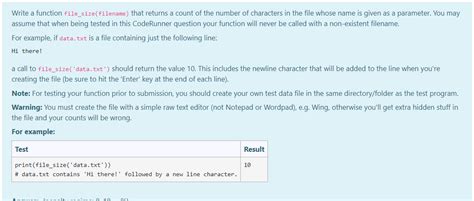 Solved Write A Function Filesizefilename That Returns A