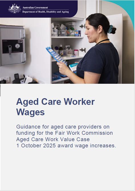 Aged Care Workforce Australian Government Department Of Health