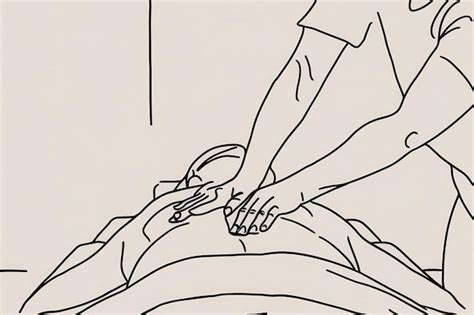 A Young Woman Is Given A Massage Illustration Premium Ai Generated Image
