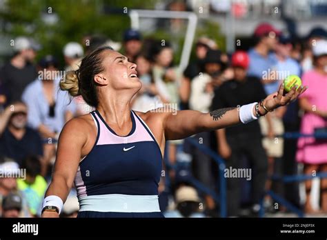 Aryna Sabalenka During A Womens Singles Match At The 2022 Us Open