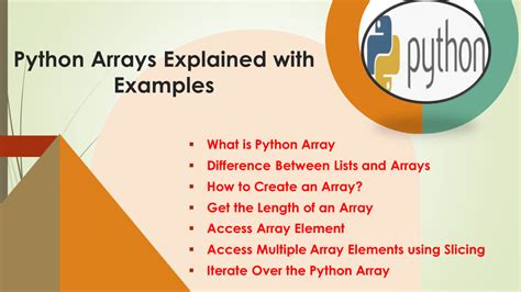 Python Arrays Explained With Examples Spark By Examples